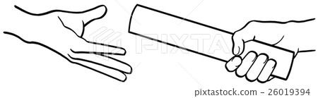 Baton Pass - Stock Illustration [26019394] - PIXTA