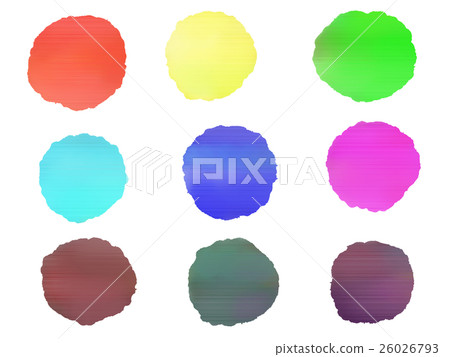 Assorted color solid watermark - Stock Illustration [26026793] - PIXTA