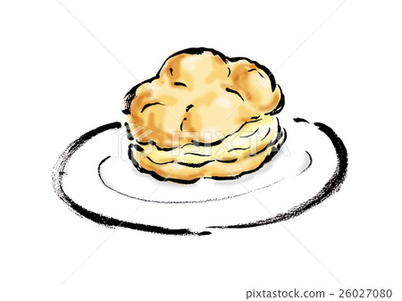 Cream puff - Stock Illustration [26027080] - PIXTA