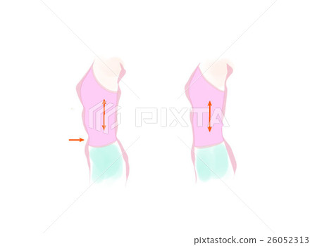 Exercise stretch upper body elongation image - Stock Illustration ...