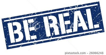 be real square grunge stamp - Stock Illustration [26066248] - PIXTA