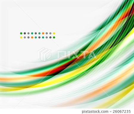 Translucent vector wave line, business or - Stock Illustration ...