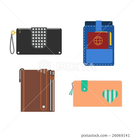 Purse wallet vector isolated - Stock Illustration [26069141] - PIXTA