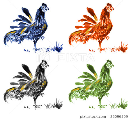 Rooster parts - Stock Illustration [26096309] - PIXTA