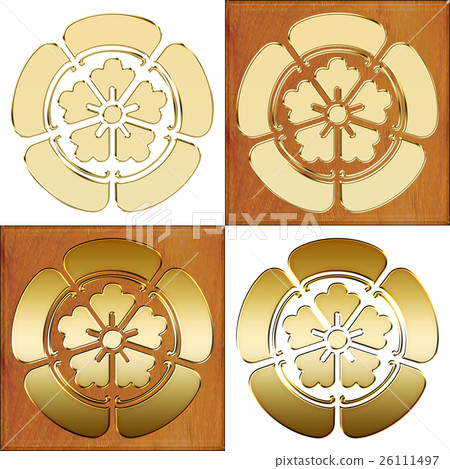 Crest (Oda Nobunaga) five tatami - Stock Illustration [26111497] - PIXTA