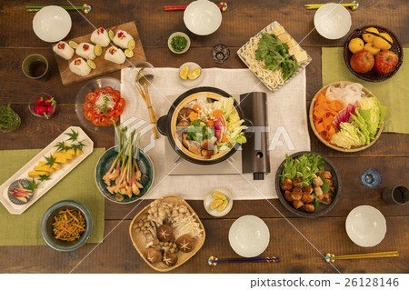 True bird's eye pot dishes - Stock Photo [26128146] - PIXTA