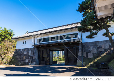 The Imperial Palace Sakurada Gate (Inner... - Stock Photo [26129948 ...