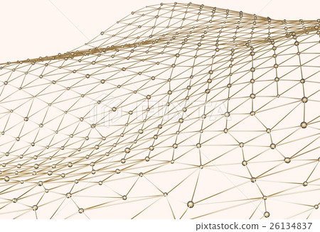 Abstract background of links and connections net - Stock Illustration ...