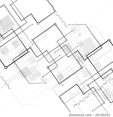 Abstract Connections - Stock Illustration [26188262] - PIXTA