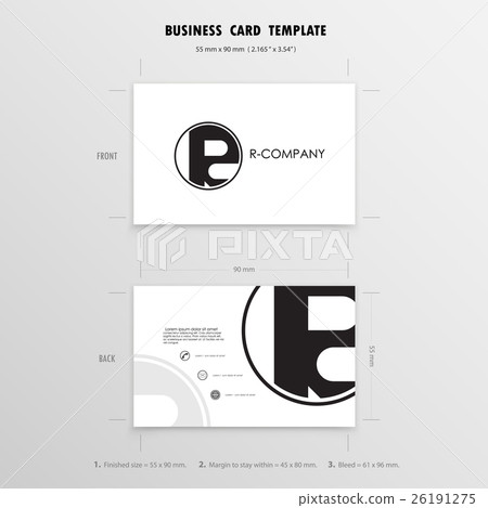 Business Cards Design Template. Name Cards Symbol. - Stock Illustration ...