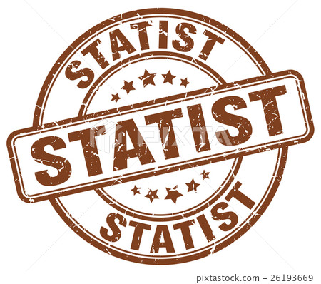 statist brown grunge stamp - Stock Illustration [26193669] - PIXTA