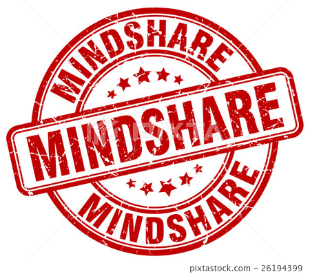 mindshare red grunge stamp - Stock Illustration [26194399] - PIXTA