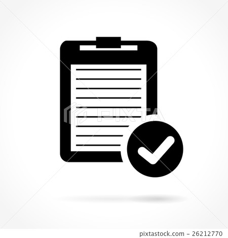 report icon on white background - Stock Illustration [26212770] - PIXTA