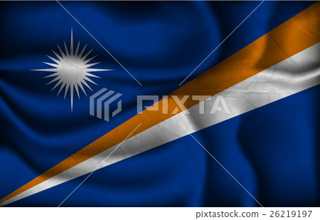 wave country flag with shadows - Stock Illustration [26219197] - PIXTA