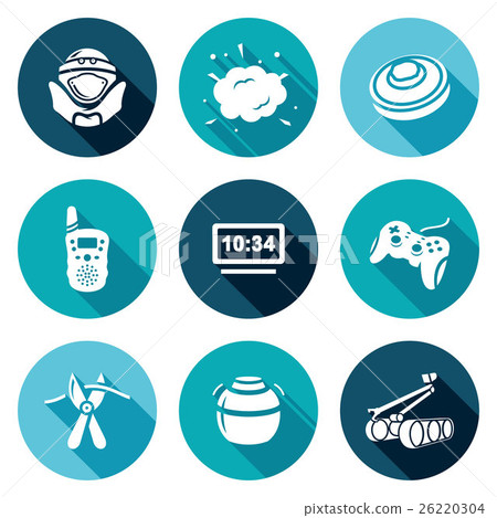 Minesweeper icons set. Vector Illustration.-插圖素材 [26220304] - PIXTA圖庫