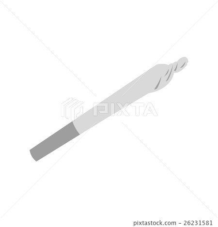 Marijuana joint icon, flat style - Stock Illustration [26231581] - PIXTA
