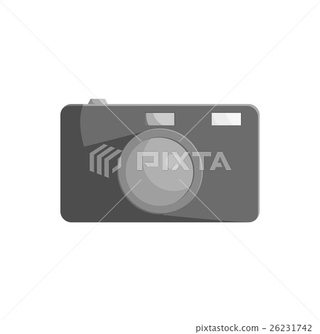 Camera icon, black monochrome style - Stock Illustration [26231742] - PIXTA