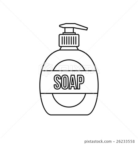 Liquid soap icon, outline style - Stock Illustration [26233558] - PIXTA
