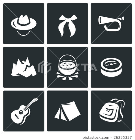 Vector Set of Scouting Icons. - Stock Illustration [26235337] - PIXTA