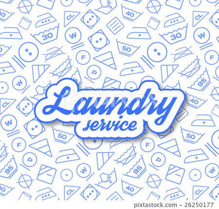 Laundry service vector illustration - Stock Illustration [26250177] - PIXTA