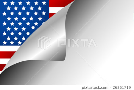 USA Country Flag Turning Page - Stock Illustration [26261719] - PIXTA