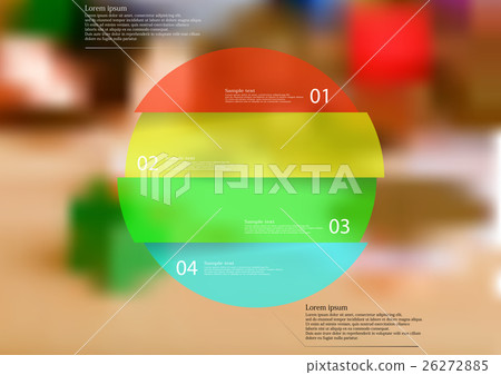 Rounded infographic template - Stock Illustration [26272885] - PIXTA