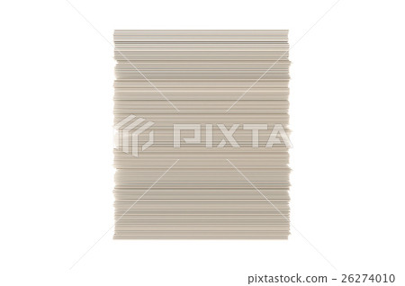 Paper stack, front view - Stock Illustration [26274010] - PIXTA