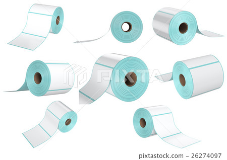 Roll stack set, close view - Stock Illustration [26274097] - PIXTA