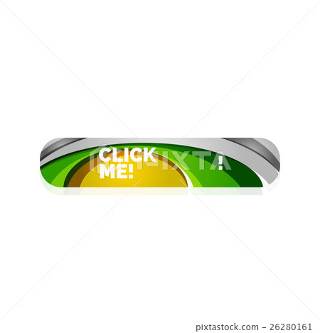 Vector abstract button template - Stock Illustration [26280161] - PIXTA