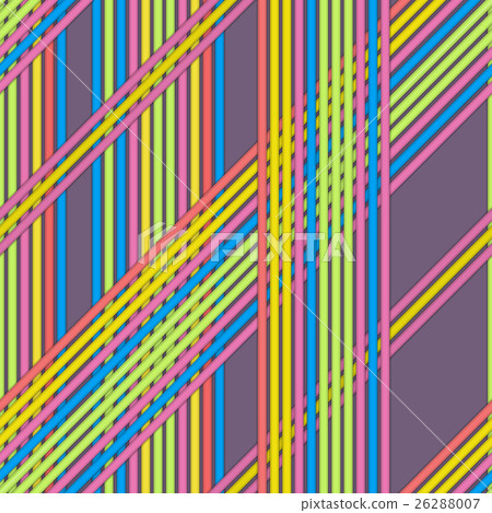 Vector Seamless Abstract Line Pattern. - Stock Illustration [26288007 ...