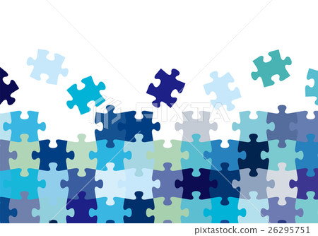 Jigsaw puzzle flat design - Stock Illustration [26295751] - PIXTA