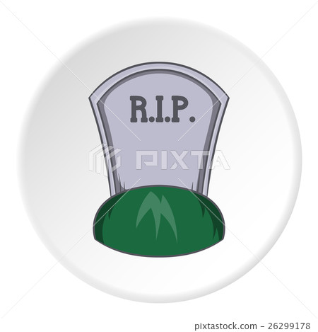 Grave rip icon, cartoon style - Stock Illustration [26299178] - PIXTA