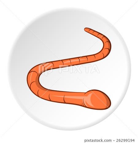 Worm icon, cartoon style - Stock Illustration [26299194] - PIXTA