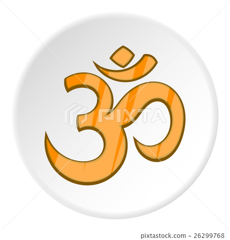 Om sign icon, cartoon style - Stock Illustration [26299768] - PIXTA