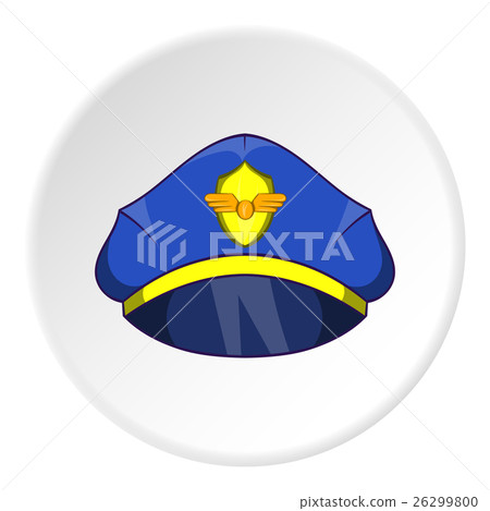 Cap pilot icon, cartoon style - Stock Illustration [26299800] - PIXTA