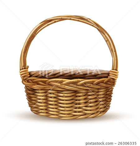 Basket Realistic Side View Image - Stock Illustration [26306335] - PIXTA