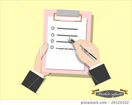 graphic design concept vector of check sheet - Stock Illustration ...