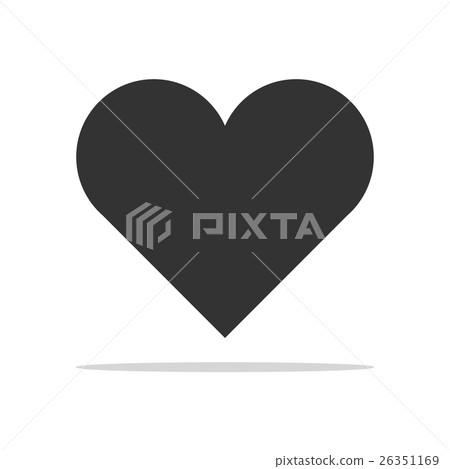 Vector of hart icon on white background - Stock Illustration [26351169 ...
