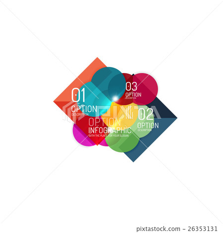 Vector business infographics, option select - Stock Illustration ...