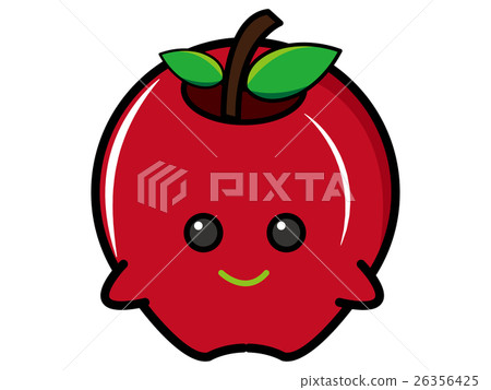 Apples illustration (Personification, deformed) - Stock Illustration ...