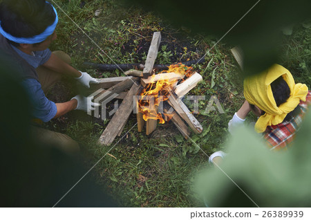 Country Bonfire Photography