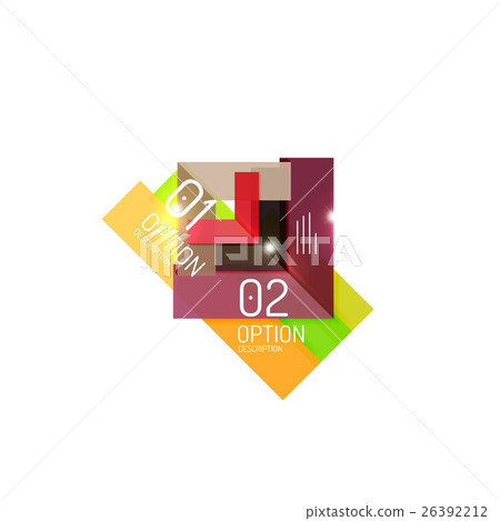 Vector business infographics, option select - Stock Illustration ...