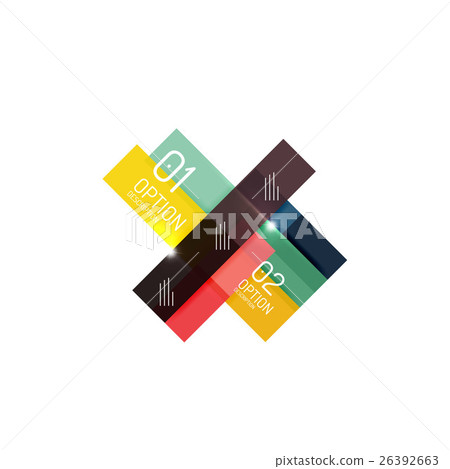 Vector business infographics, option select - Stock Illustration ...