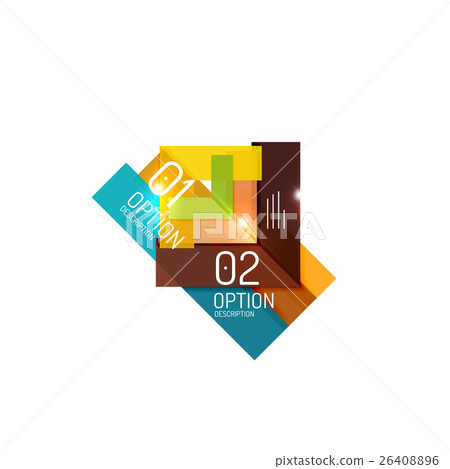 Vector business infographics, option select - Stock Illustration ...