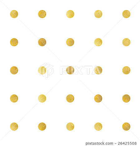 Seamless golden dots pattern with texture. - Stock Illustration ...