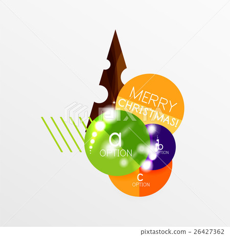Christmas sale stickers with sample promo text - Stock Illustration ...