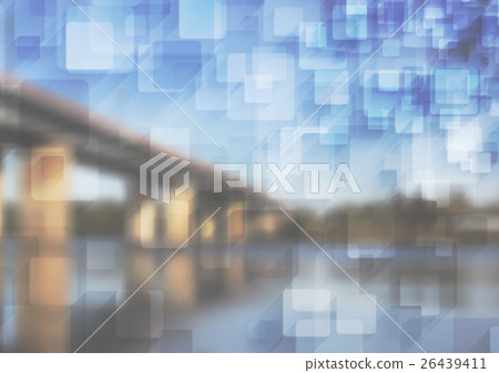 Bright tech vector collage layout design - Stock Illustration [26439411] - PIXTA