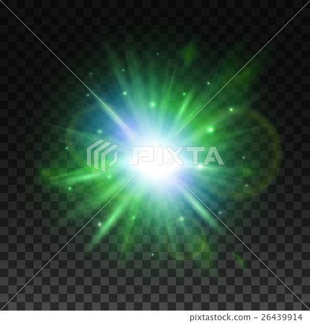 Transparent green light effect for art design - Stock Illustration ...