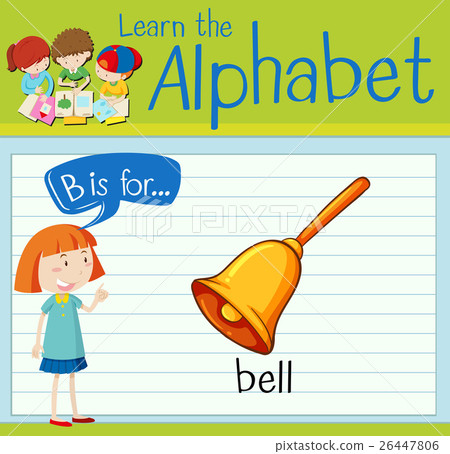 Flashcard letter B is for bell - Stock Illustration [26447806] - PIXTA