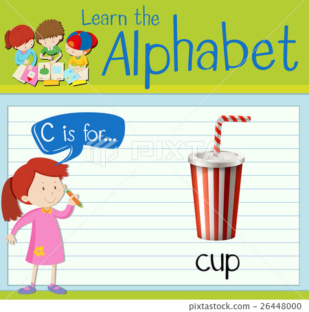 Flashcard letter C is for cup - Stock Illustration [26448000] - PIXTA